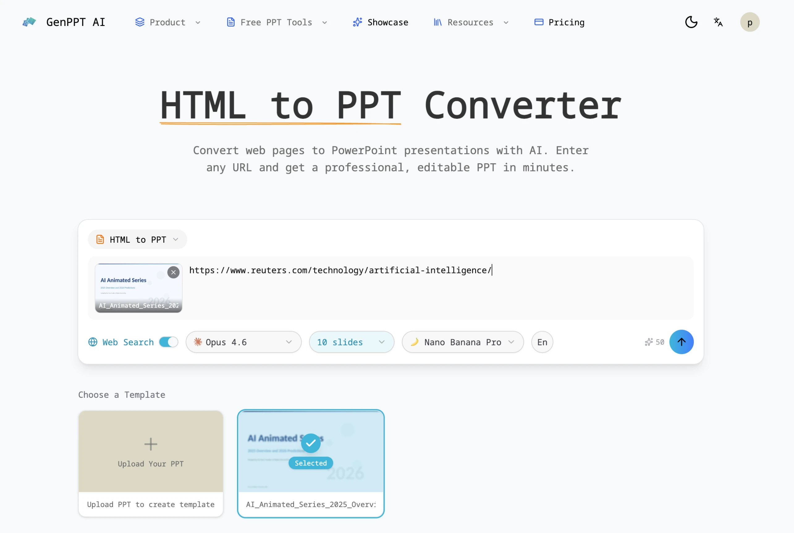 HTML to PPT Converter - Free Online | SlidesGo